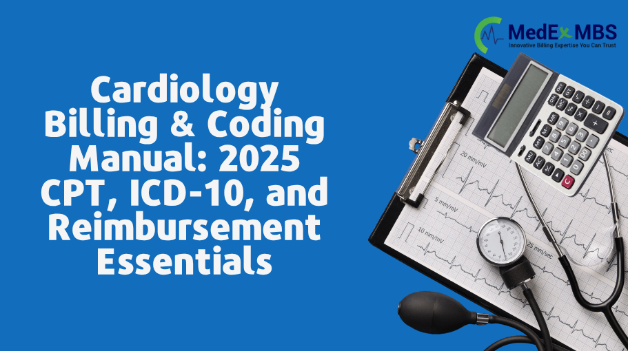 Cardiology Billing & Coding Manual: 2025 CPT, ICD-10, and Reimbursement Essentials - MedEx MBS